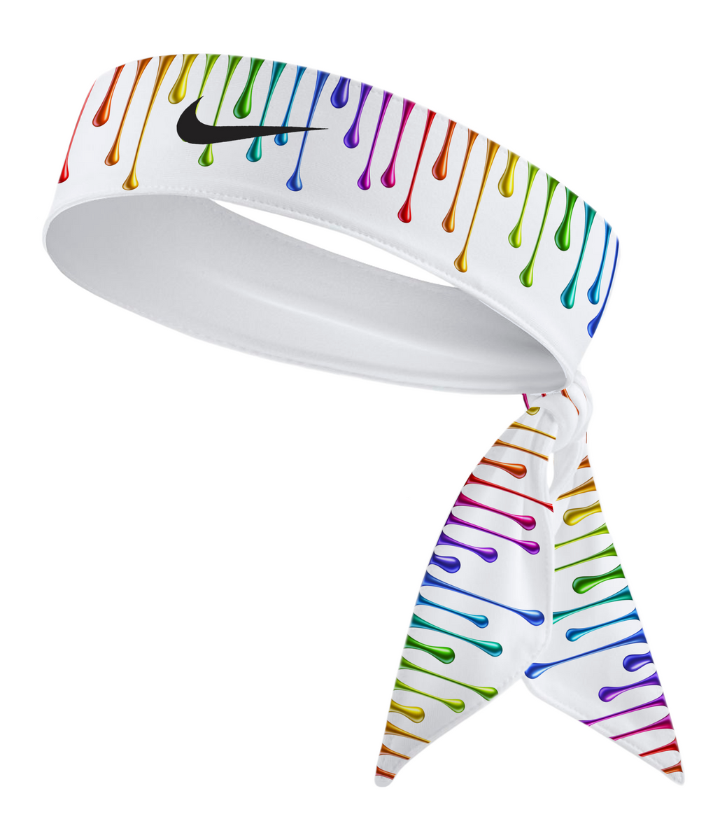 Custom Multi. Color Paint Drip Tie Headband – B3 U ATHLETICS